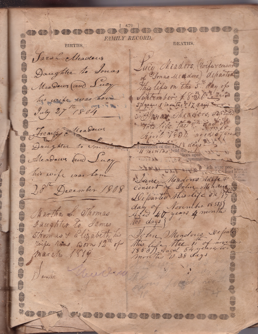 Meadors Bible